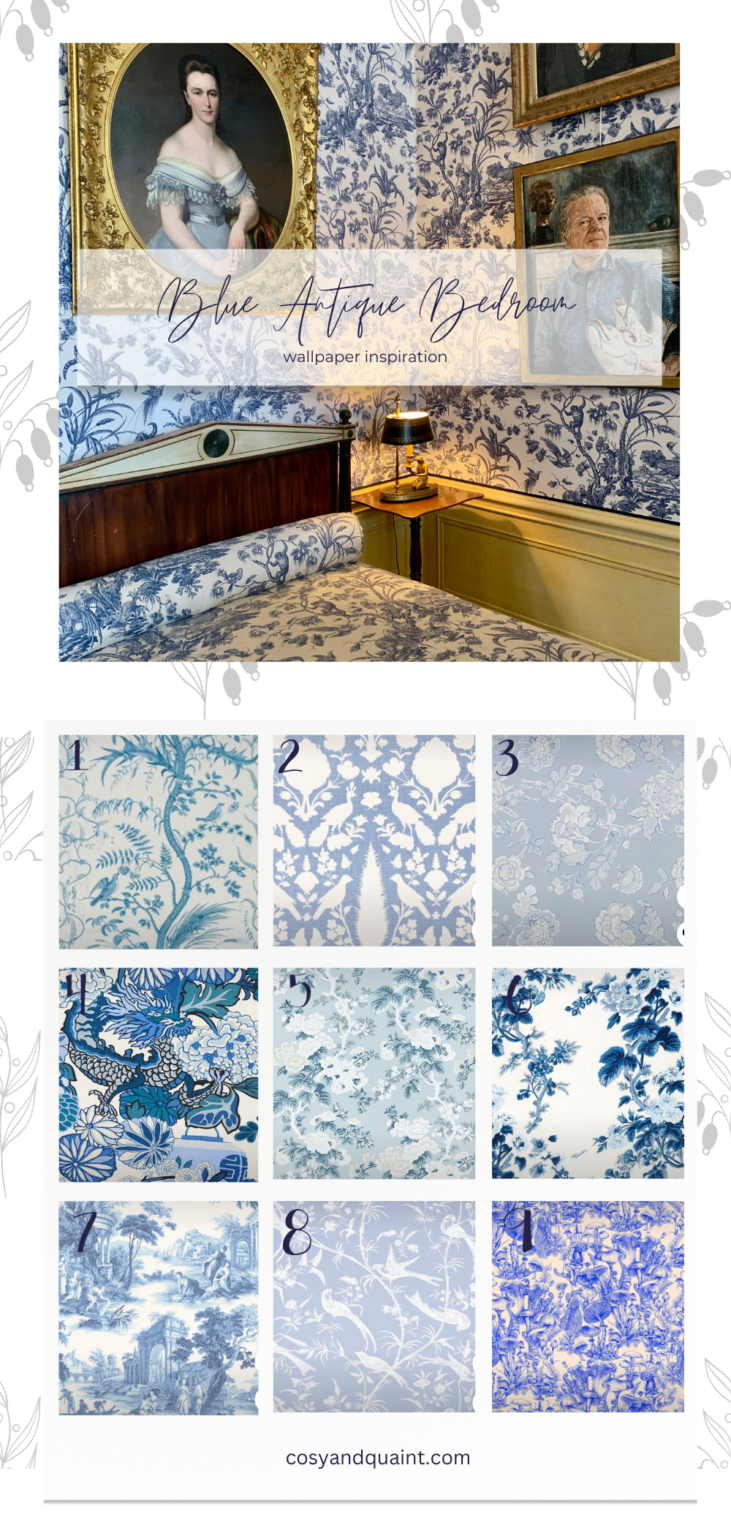 10 Lovely Wallpapers and Matching Fabrics for a Modern Antique Room ...